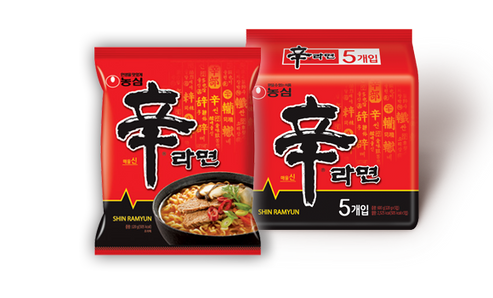 2110 Nongshim Shin Ramyun Multi Pack 농심 신라면 멀티팩 5개입 (국내내수용) – Koreanfood.in