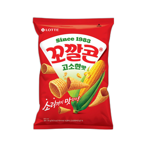 3304 Lotte Kokkal Corn 롯데 꼬깔콘 고소한맛 67g – Koreanfood.in